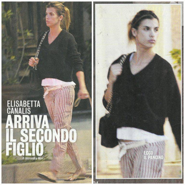 Elisabetta Canalis è incinta? Spunta un pancino sospetto (FOTO)
