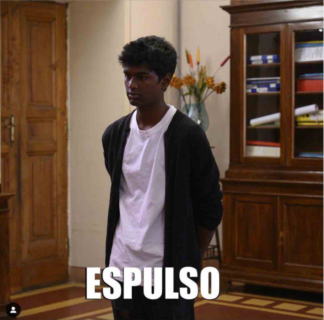 Il Collegio 5, Rahul Teoli espulso definitivamente dalla scuola