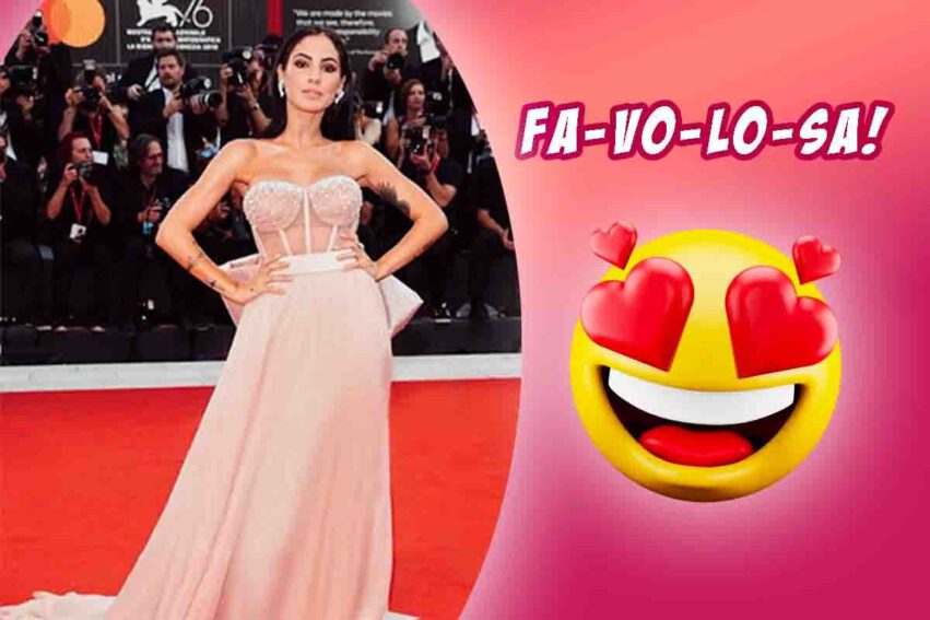 Giulia De Lellis ruba la scena alla sfilata: l'abito rosa dell ...